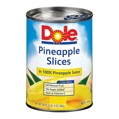 DOLE PINEAPPLE SLICES 20oz/12CT - Gold Star Distribution Inc