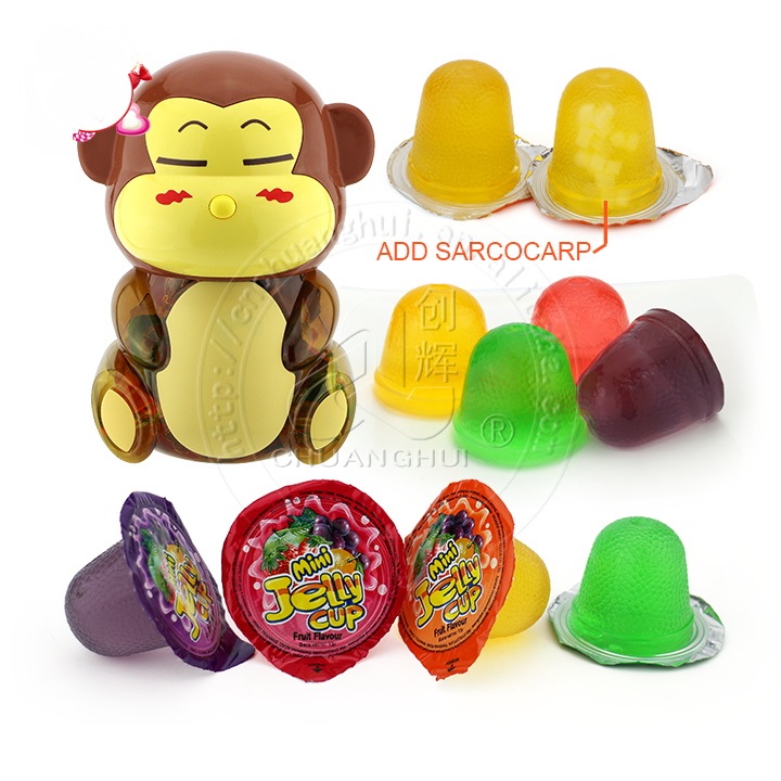JOSH BOSH ASST. FRUIT JELLY ANIMAL JAR (MONKEY) 6/36PC - Gold Star ...