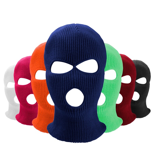 3 HOLE FACE MASK ASST. 12CT - Gold Star Distribution Inc