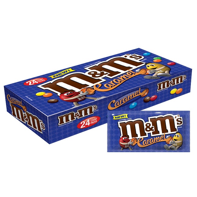 M&M'S CARAMEL 24CT - Gold Star Distribution Inc
