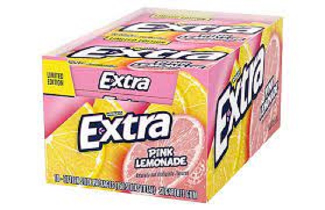 EXTRA GUM PINK LEMONADE 10CT - Gold Star Distribution Inc