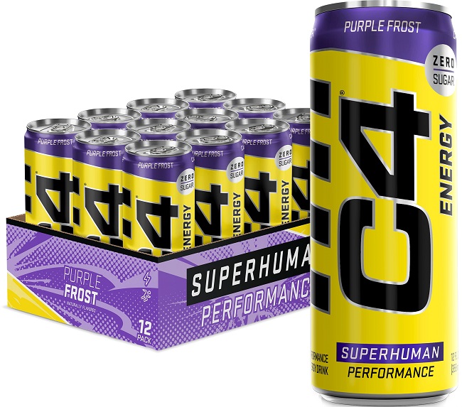C4 ENERGY PURPLE FROST 16oz/12CT - Gold Star Distribution Inc