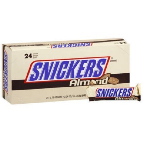 SNICKERS - ALMOND 24CT - Gold Star Distribution Inc