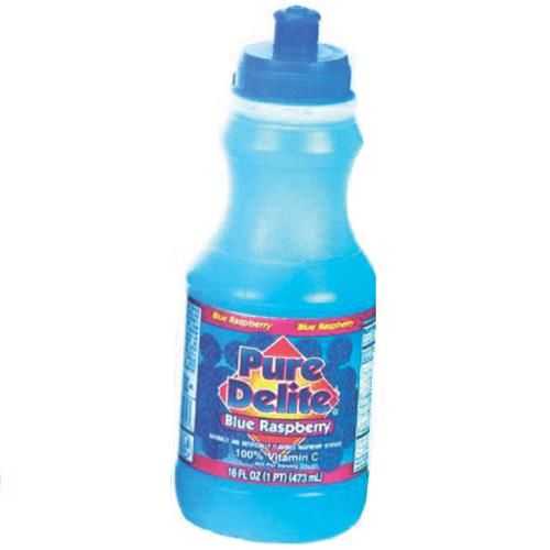 PURE DELITE BLUE RASPBERRY 24-16 OZ. - Gold Star Distribution Inc