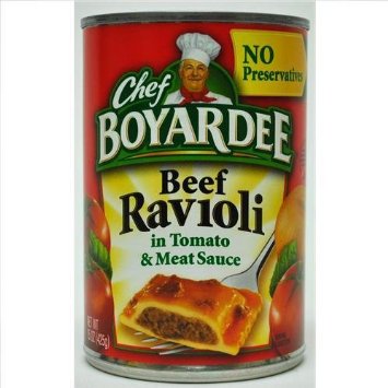 CHEF BOY BEEF RAVIOLI 15OZ/24CT #3138 - Gold Star Distribution Inc
