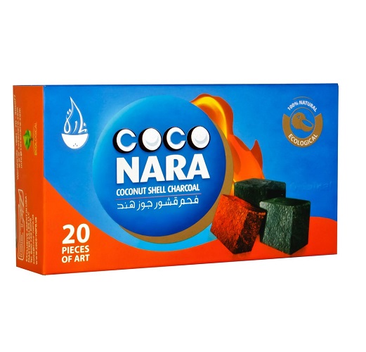 COCO NARA CHARCOAL SM 72/20CT - Gold Star Distribution Inc