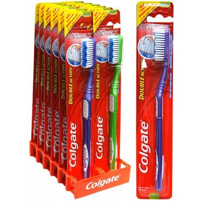 COLGATE TOOTH BRUSH MED. 12CT - Gold Star Distribution Inc