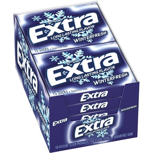 EXTRA GUM BIG WINTERFRESH 10CT - Gold Star Distribution Inc