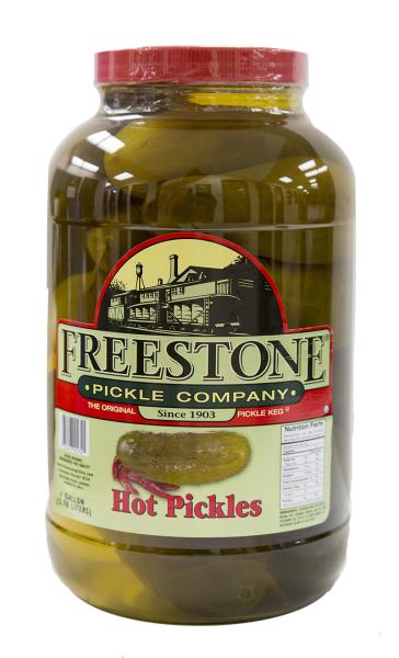 FREESTONE PICKLES HOT GAL/4CT - Gold Star Distribution Inc