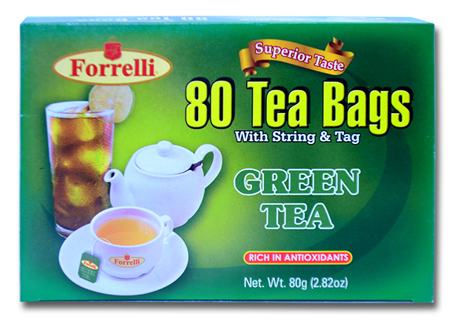 GREEN TEA STRING & TAG 24CT - Gold Star Distribution Inc