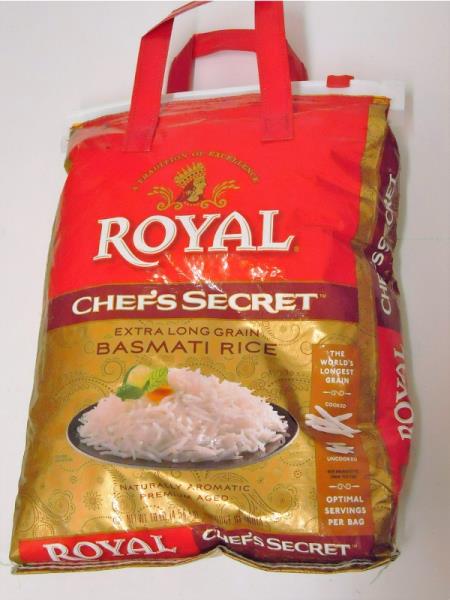 ROYAL CHEF'S SECRET (RED) BASMATI RICE *10LB - Gold Star Distribution Inc