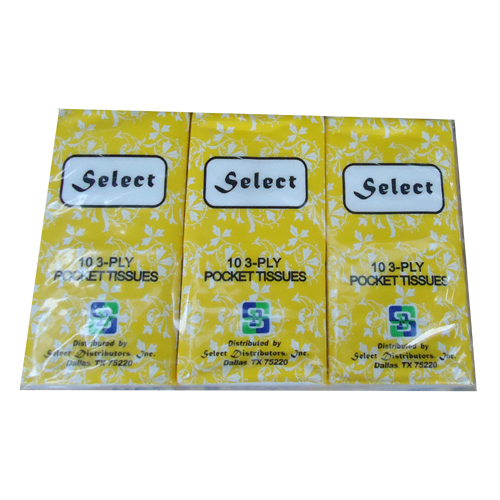SELECT TISSUE 6PK - Gold Star Distribution Inc