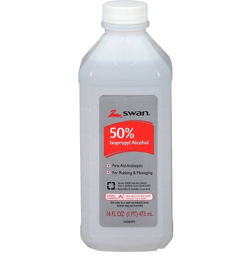 WHITE CLEAR ALCOHOL (50%) - SWAN 12CT/16oz - Gold Star Distribution Inc