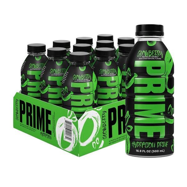 PRIME DRINK GLOWBERRY 12CT/16.9oz 7/24 - Gold Star Distribution Inc