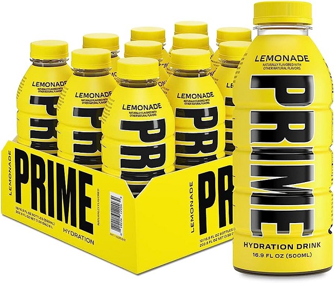 PRIME DRINK LEMONADE 12CT/16.9oz 7/24 - Gold Star Distribution Inc