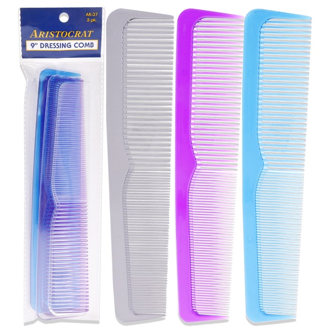 COMB-COMB SET 3PC ASSORT. 9"/12CT - Gold Star Distribution Inc