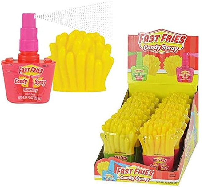 FAST FRIES SPRAY CANDY 12CT - Gold Star Distribution Inc