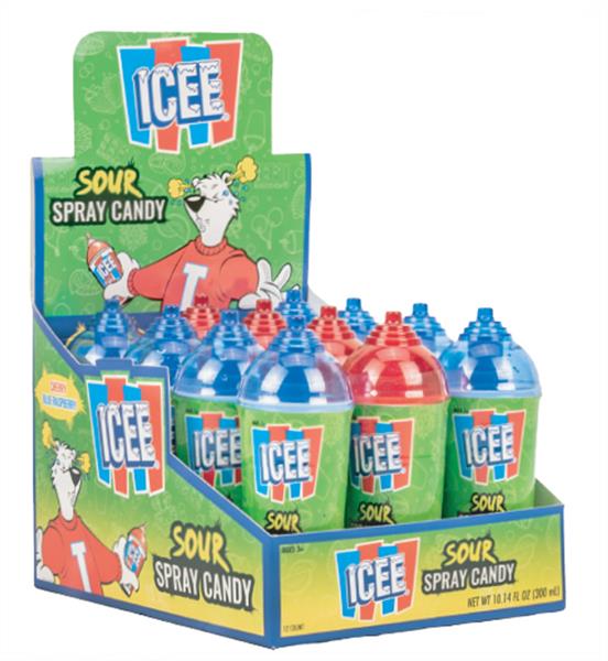 ICEE SOUR SPRAY 12CT - Gold Star Distribution Inc