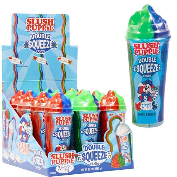 SLUSH PUPPiE DOUBLE SQUEEZE CANDY 12CT - Gold Star Distribution Inc