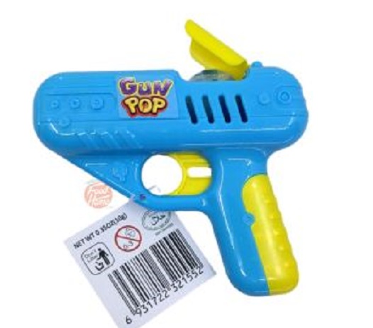 CANDY BELL GUN POP CANDY 12CT/10G - Gold Star Distribution Inc