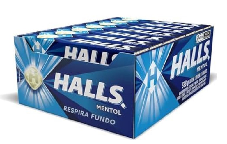 *BRAZIL 21CT/27.5G HALLS MENTHOL - Gold Star Distribution Inc