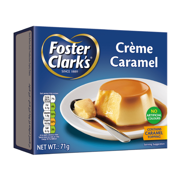 Foster Clark's Creme Caramel Powder 71g/6/12ct - Gold Star Distribution Inc